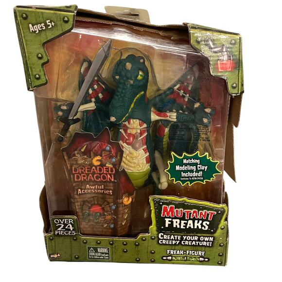 MGA Entertainment | Toys | Mutant Freaks Dreaded Dragon Create Build ...